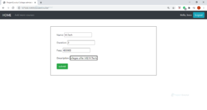 Online College Admission Management System Python Project - Project Gurukul