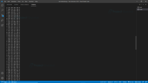 Python Project Text Detection And Extraction With Opencv And Ocr Project Gurukul 0087