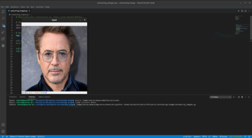 Cartooning an Image using OpenCV & Python - Project Gurukul