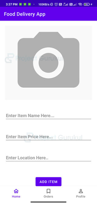 Create a Food Delivery Android App [Source Code Included] - Project Gurukul