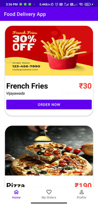 Create a Food Delivery Android App [Source Code Included] - Project Gurukul