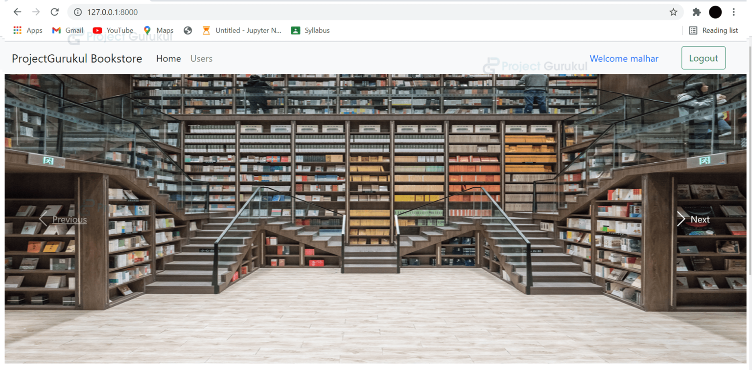Online Bookstore Management System In Python Django With Source Code