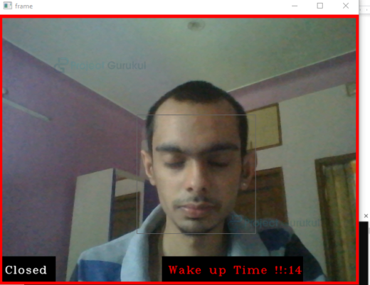 Driver Drowsiness Detection System with OpenCV & TensorFlow - Project ...